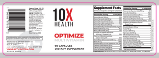 10X Optimize – 10X Health System