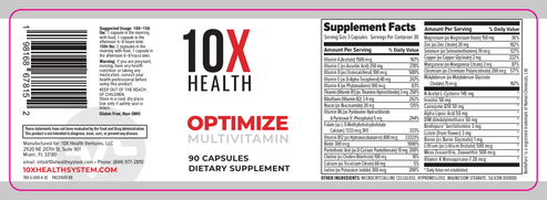 10X Optimize – 10X Health System