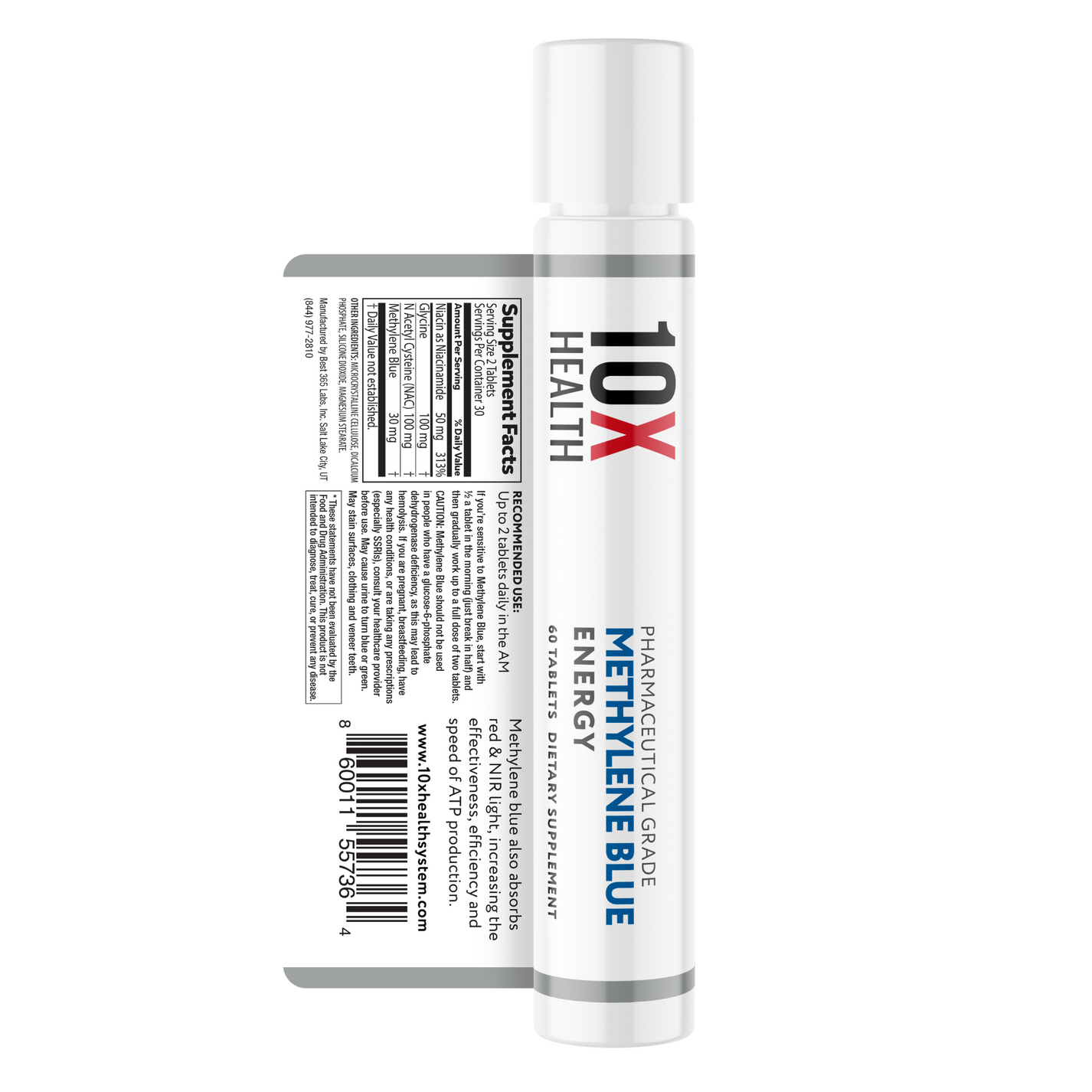10X Methylene Blue Tablets – 10X Health System